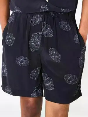 Officine Générale Floral-print Drawstring Shorts