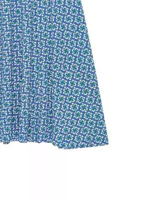 Malìparmi Geometric-print Godet Dress