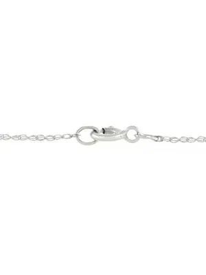 LB EXCLUSIVE 14k White Gold Diamond And Ruby Pendant Necklace