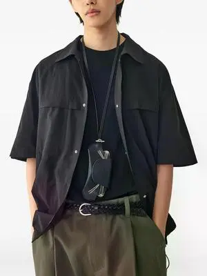 STUDIO TOMBOY Drawstring-hem Short-sleeve Shirt