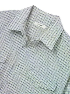 STUDIO TOMBOY Double-pocket Checkered Shirt