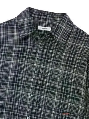 STUDIO TOMBOY Check-pattern Pocket-detail Shirt