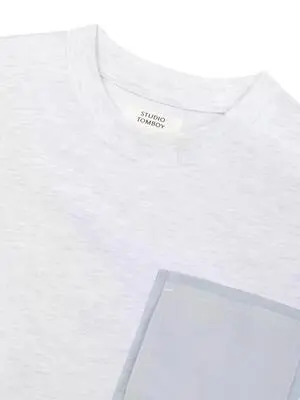 STUDIO TOMBOY Patch-pocket T-shirt - Grey