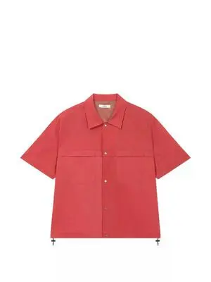 STUDIO TOMBOY Short-sleeve Drawstring-hem Shirt