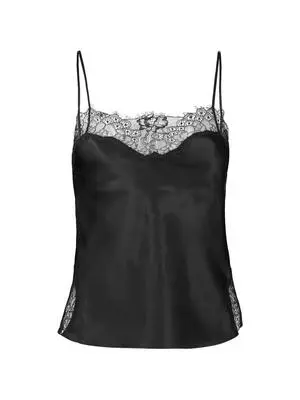 Sprwmn Lace-trimmed Slip Top