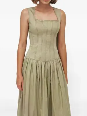 Aje Parallel Midi Dress