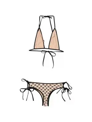 MISBHV Monogram-print Bikini