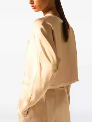 JBQ Raw-cut Cropped Top