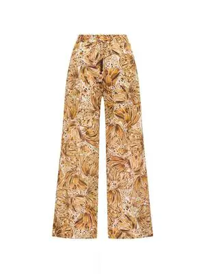 Malìparmi Butterfly-print Trousers