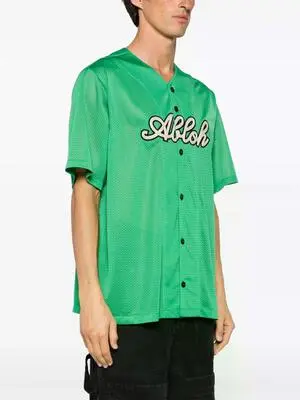 Off-White Mesh Baseball Jersey Shirt