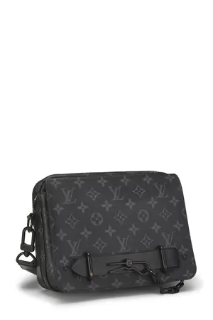 LOUIS VUITTON Monogram Eclipse Steamer Messenger