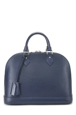 LOUIS VUITTON Epi Alma Nm Top Handle Bag - Blue