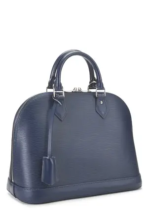 LOUIS VUITTON Epi Alma Nm Top Handle Bag - Blue