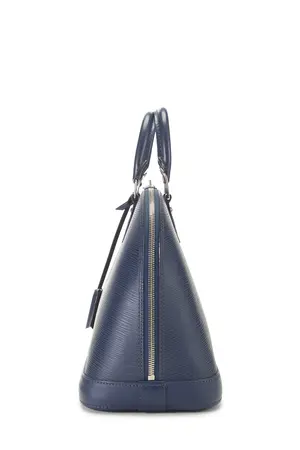 LOUIS VUITTON Epi Alma Nm Top Handle Bag - Blue