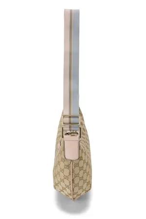 Gucci Original Gg Canvas Web Round Messenger Bag
