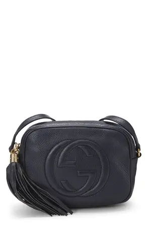 Gucci Leather Soho Disco - Navy