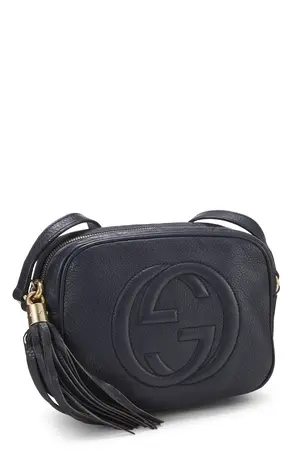 Gucci Leather Soho Disco - Navy