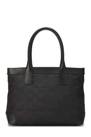 Gucci Gg Canvas Tote - Black