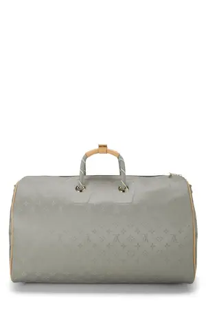 LOUIS VUITTON Monogram Titanium Keepall Bandouliere 50