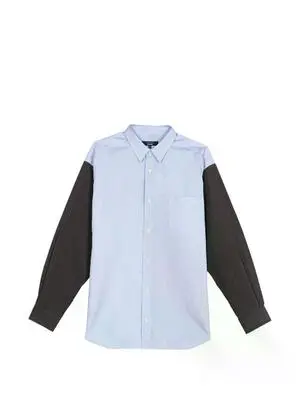 Comme Des Garçons Contrast-sleeve Panelled Shirt