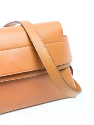 TOD'S Mini Leather Clutch - Neutrals