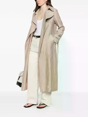 Tagliatore Belted Storm-flap Coat