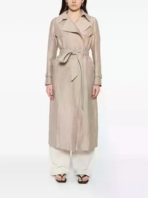 Tagliatore Belted Storm-flap Coat