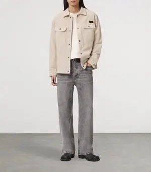ALLSAINTS Corduroy Castleford Overshirt - White