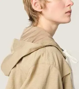 Miu Miu Ripstop Hooded Jacket - Neutral