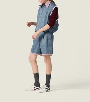 Miu Miu Chino Layered Bermuda Shorts