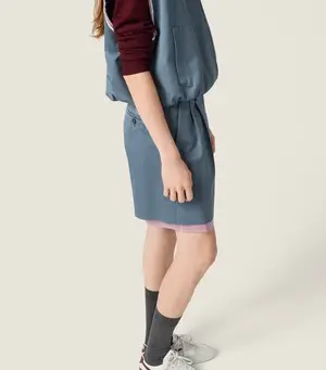 Miu Miu Chino Layered Bermuda Shorts