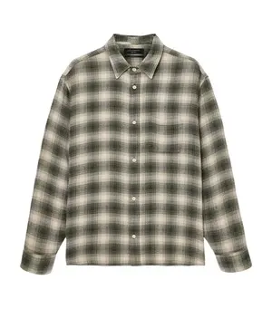 ALLSAINTS Check Lumley Shirt - Green