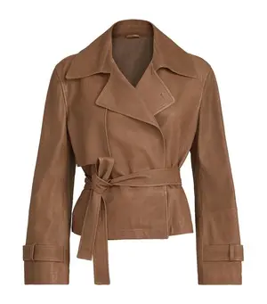 Brunello Cucinelli Leather Coats For Women