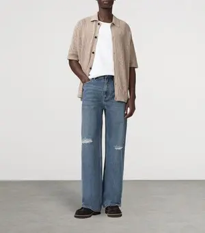 ALLSAINTS Organic Cotton Knitted Shirt