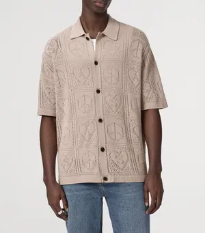 ALLSAINTS Organic Cotton Knitted Shirt
