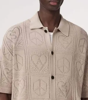 ALLSAINTS Organic Cotton Knitted Shirt
