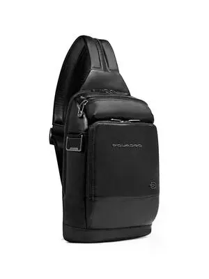 PIQUADRO Logo-appliqué Shoulder Bag