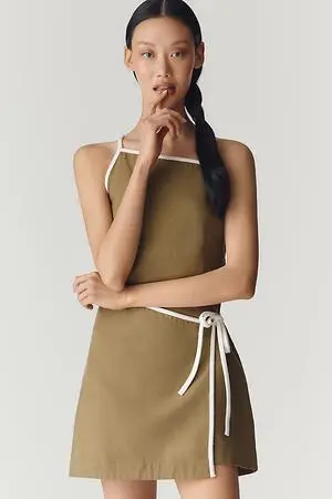 Significant Other Laika Tie-front Mini Dress