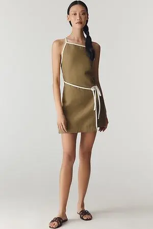 Significant Other Laika Tie-front Mini Dress