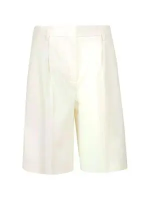 Pinko Pressed-crease Tailored Shorts - Neutrals