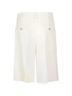 Pinko Pressed-crease Tailored Shorts - Neutrals