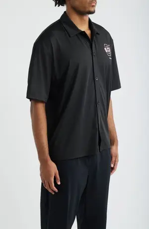 SANTO STUDIO Ryan Graphic Button-up Shirt