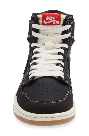 JORDAN Air 1 Retro High Og Basketball Sneaker - Black/red