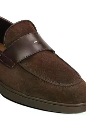 GIUSEPPE ZANOTTI Suede Loafers - Brown