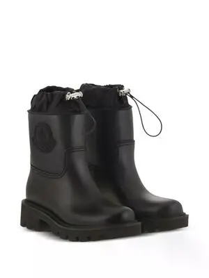 Moncler Kickstream Waterproof Rain Boots - Black