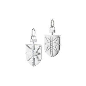 Monica Rich Kosann Mini "fearless" Sterling Silver Necklace - Ss