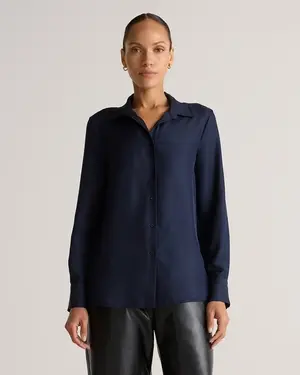 Quince 100% Silk Twill Blouse