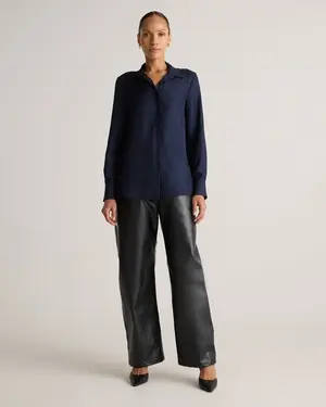 Quince 100% Silk Twill Blouse
