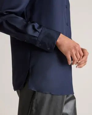 Quince 100% Silk Twill Blouse