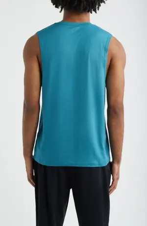 SANTO STUDIO Ryan Sheckler Edition Tempo Enjoy Graphic Tech Tank - Blue